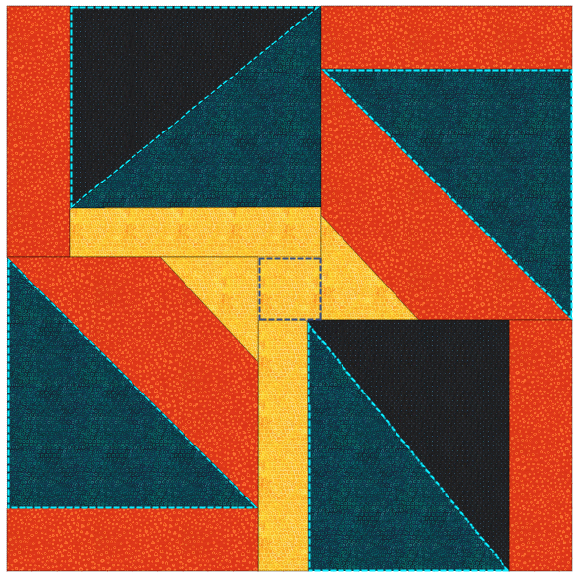 Quilting Geometry: Points, Lines, Line Segments, Rays – Fiber Art by Carola